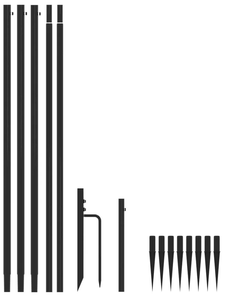 vidaXL Vánoční světelný strom dovnitř i ven 576 LED barevný 3,6 m