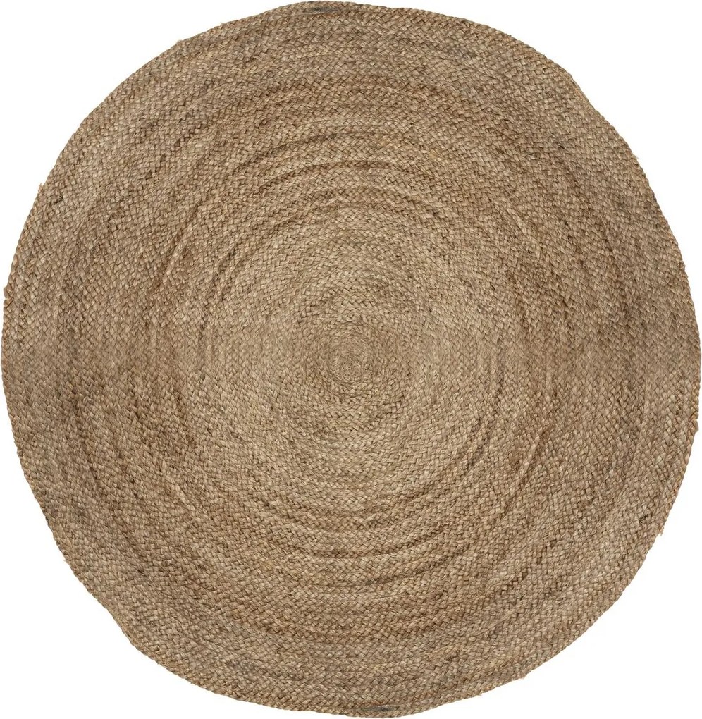Jutový kulatý koberec, Ø 120 cm