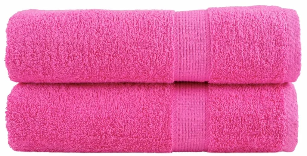 Premium ručníky SOLUND 2 ks růžové 50 x 100 cm 600 g/m² 137521