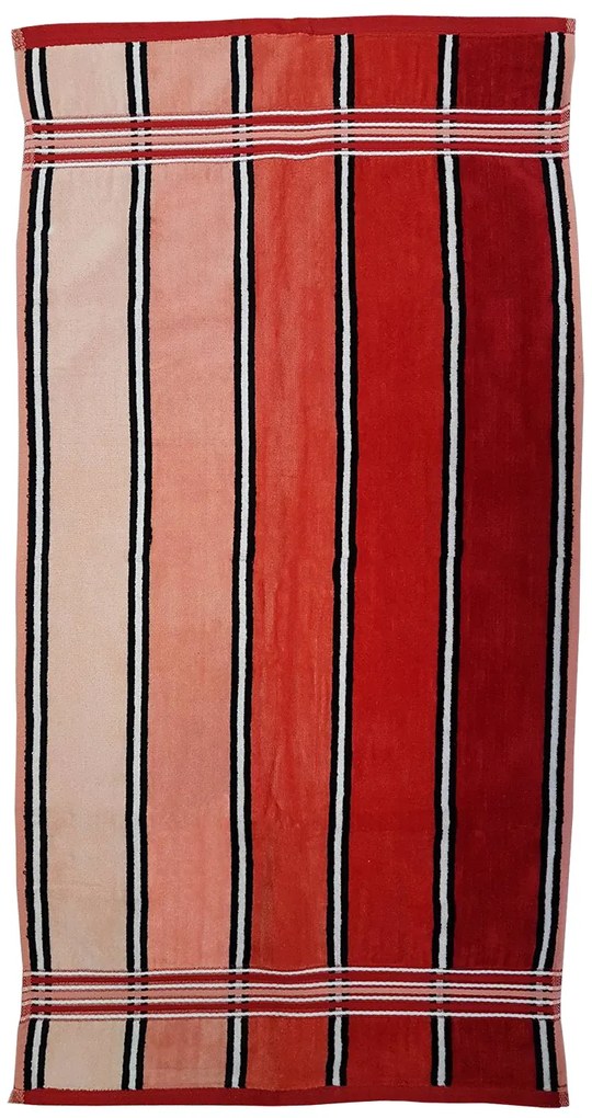 Jahu Rainbow osuška červená Rozměr: 70 x 140 cm