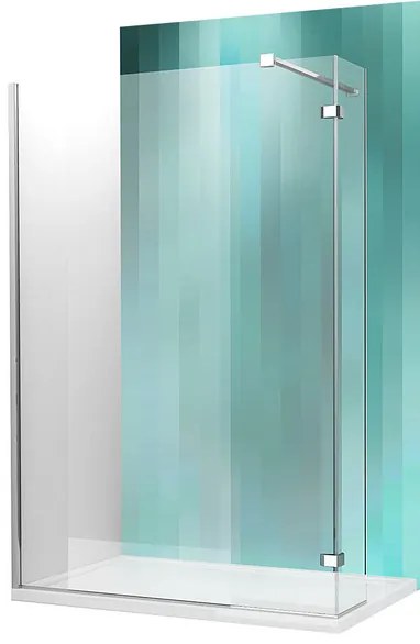 Roltechnik - WALK IN C, 150 cm, velkoprostorový sprchový kout profil brillant, sklo transparent 936-1500000-00-02