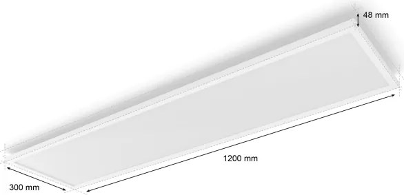 Philips - LED Stmív. stropní svítidlo Hue AURELLE LED/39W/230V 120x30 cm bílá