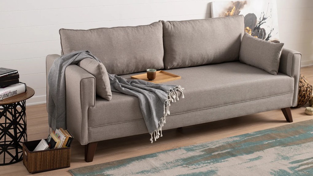 Atelier del Sofa 3-místná pohovka Bella Sofa For 3 Pr - Cream, Krémová