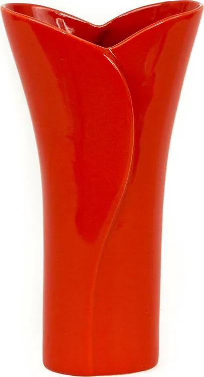 Váza keramická červená HL708368 Art | BIANO