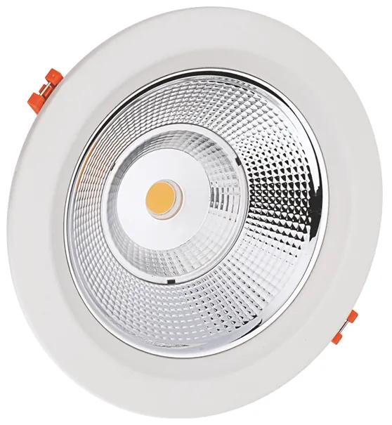 ACA Lighting COB LED bodovka PARO 50W/230V/6000K/4270Lm/IP20/90°, kruhová bílá