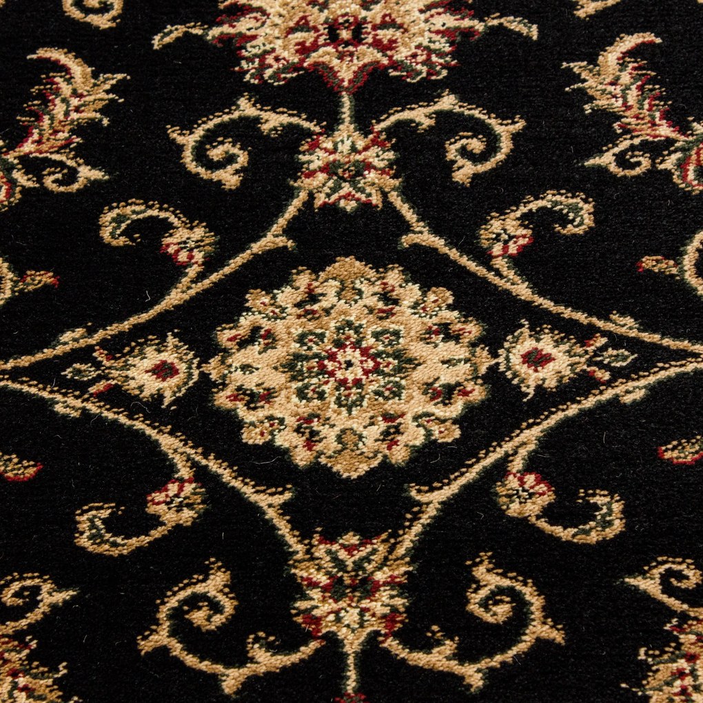 Ayyildiz, Kusový koberec Marrakesh 210 black, 120x170, černá, kancelář