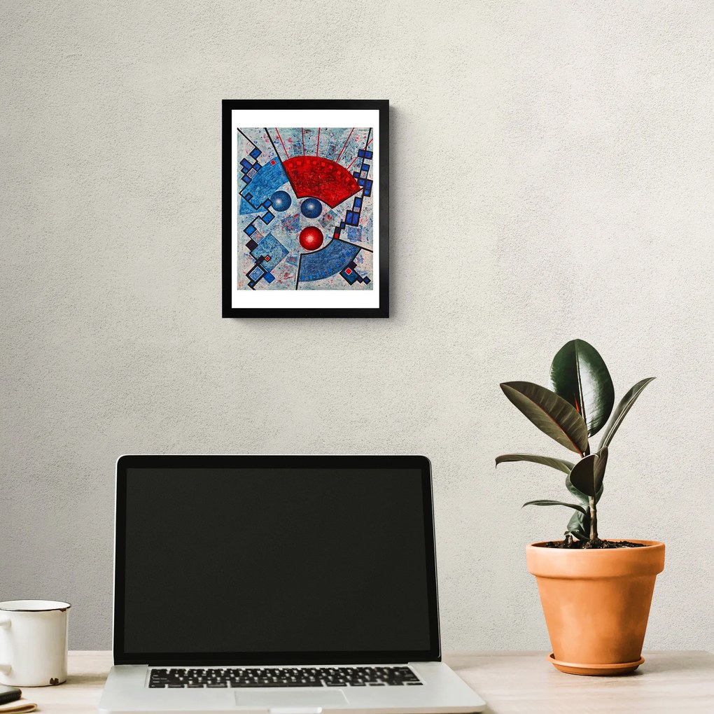 Jiří 231 | Vivienne Punk Rám: Černý, Velikost: 60 x 40 cm