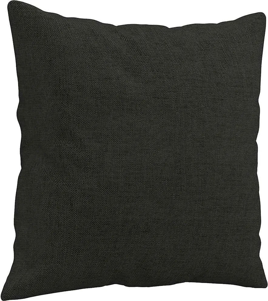 2místná pohovka s polštáři černá 120 cm textil 3200905