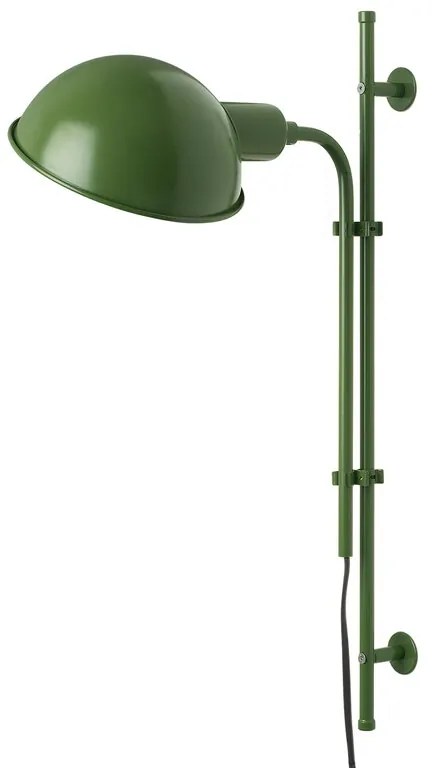 Marset A641-446 Funiculí A, nástěnná lampa nadčasového designu, 1xE14, tmavě zelená RAL 1104030, výška 49,2cm