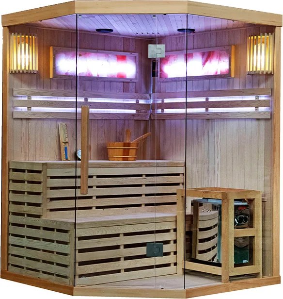 BPS-koupelny Finská sauna Relax  150x150, 4-5 osob