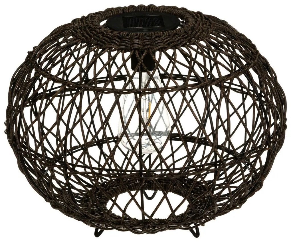 Atmosphera solární lampa Ball černá, 31cm