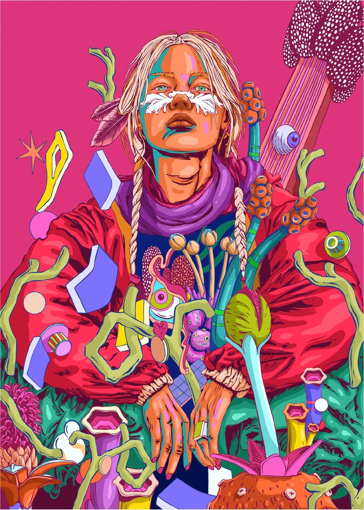 Vincent Chignier | Pop Exotic Rám: Černý, Velikost: 100 x 70 cm