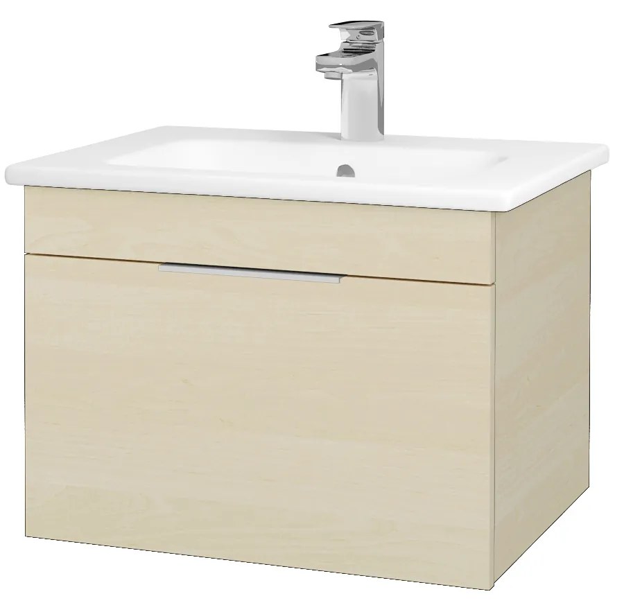 Dřevojas Koupelnová skříň ASTON SZZ 60 Varianta: N01 Bílá lesk / Úchytka T01 / M01 Bílá mat