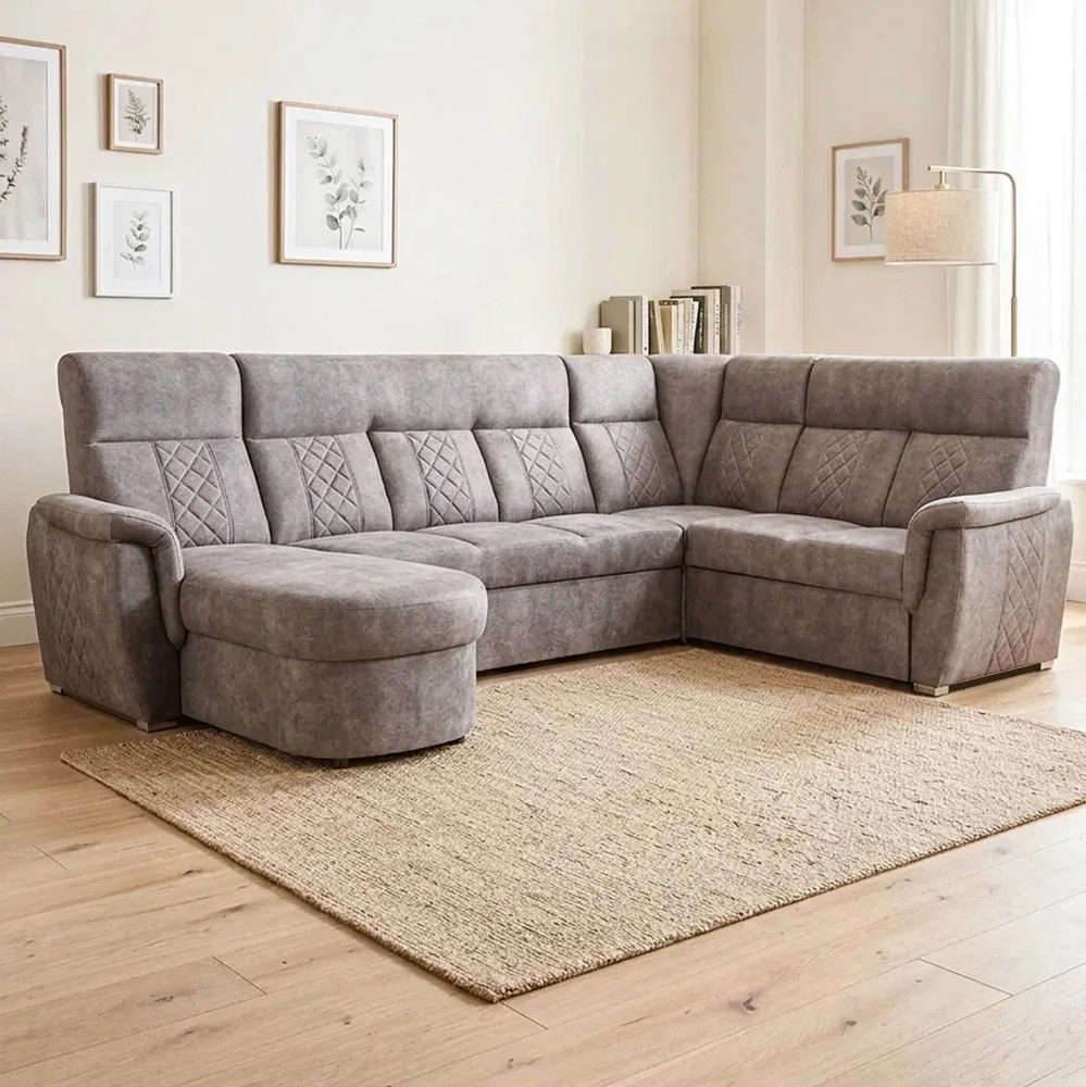 Sedací souprava BOSTON OT-III-R-II | 175x322x226 cm | pravá | EXTRA VYSOKÝ sedák a záda | VÝBĚR TKANIN