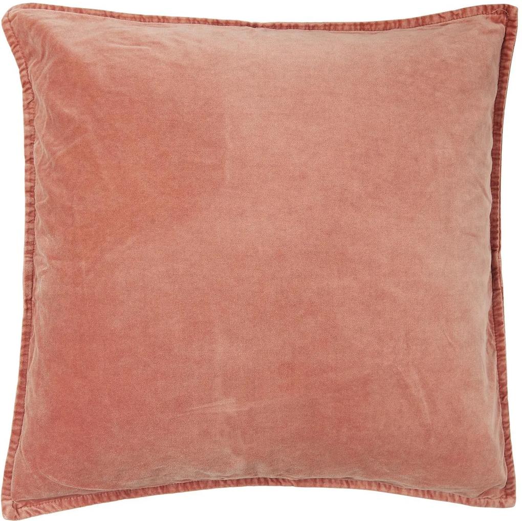 IB LAURSEN Sametový povlak na polštář Desert Rose 52×52 cm, růžová barva, textil
