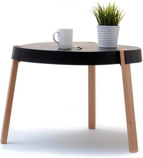 design4life Konferenční stolek POLA černý