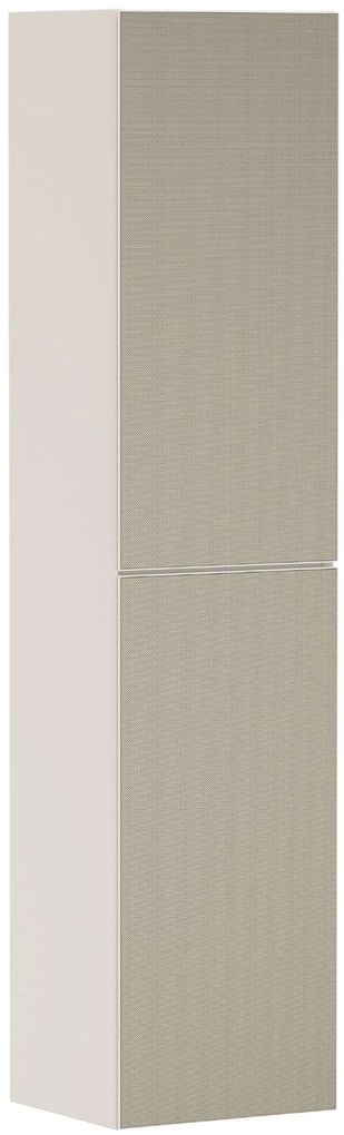 Hansgrohe Xevolos E - Vysoká skříňka 40x176x36 cm, 2 dvířka, panty vlevo, matná béžová/bronz 54219390