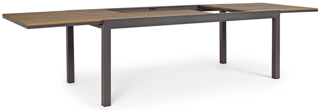 BIZZOTTO Rozkládací jídelní stůl ELIAS 200x95 cm antracit