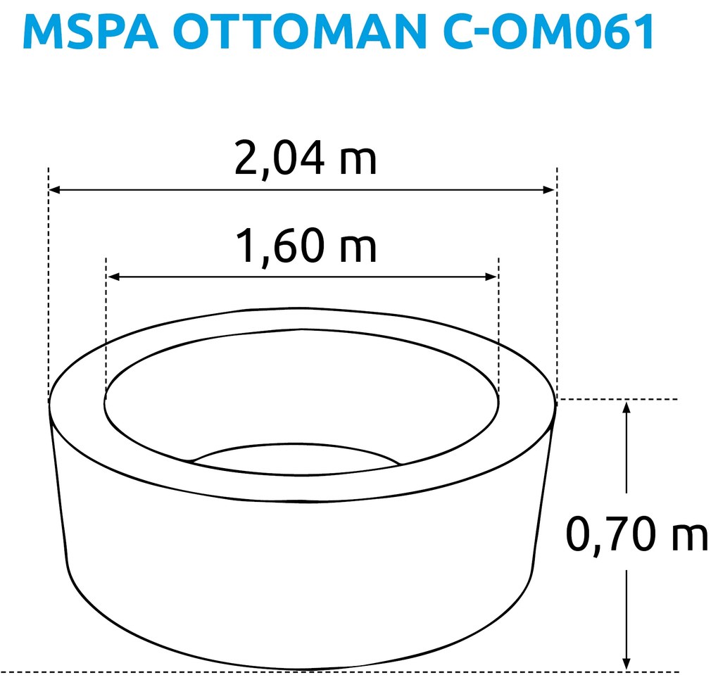 Marimex MSpa Ottoman C-OM061 11400249