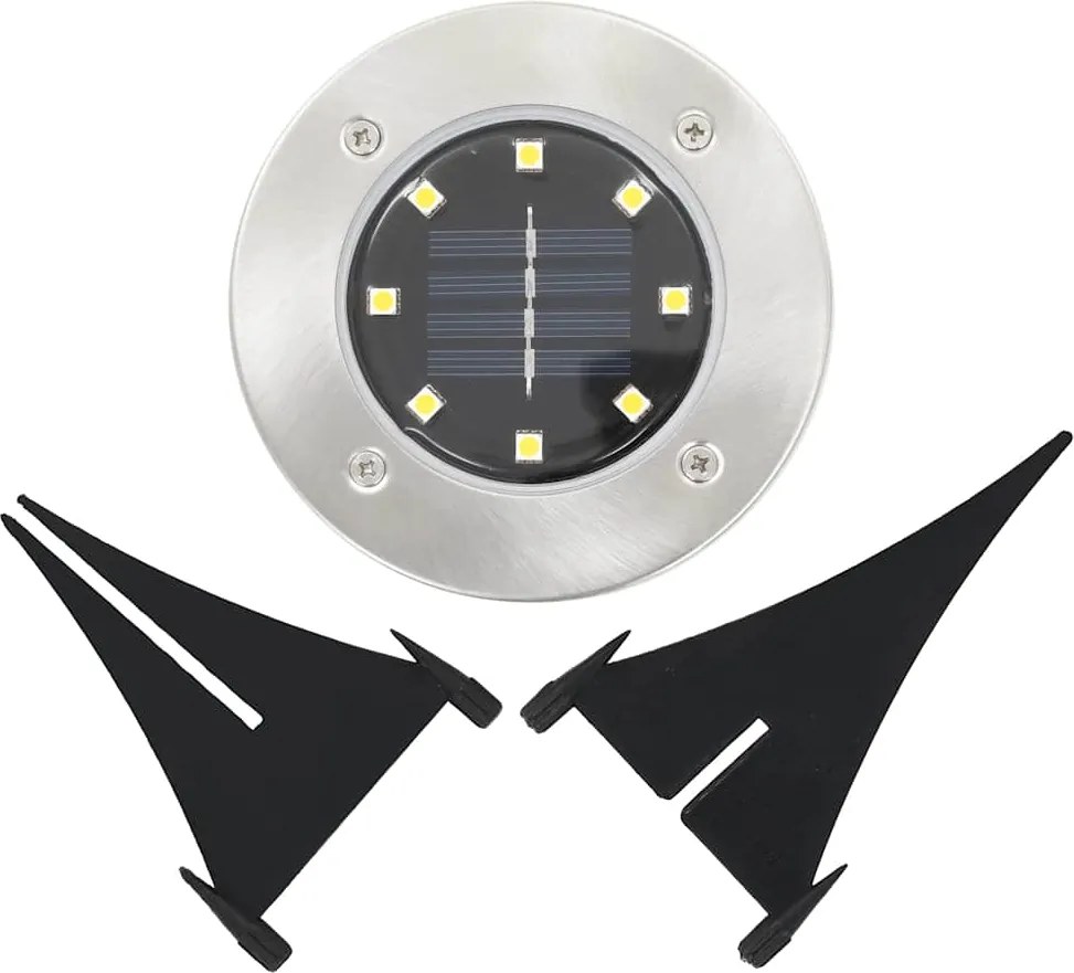 Solární světlo k zapíchnutí do země 8 ks LED RGB barva 315695