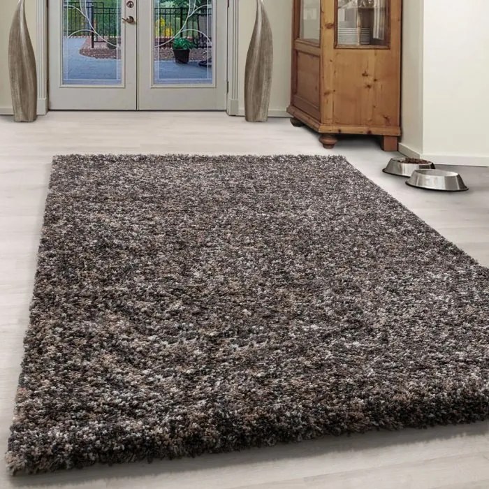 Kusový koberec Enjoy shaggy 4500 taupe 120 x 170 cm