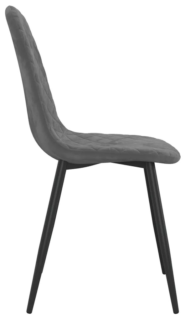 Jídelní židle Rensvik - 4 ks | tmavě šedé