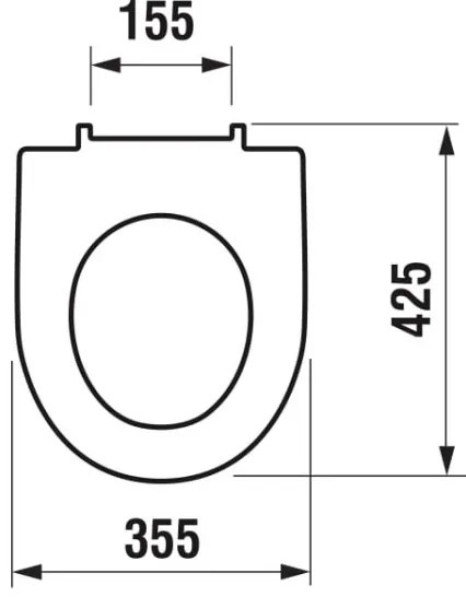 JIKA H8933853000001 - Záchodové prkénko SoftClose LYRA duroplast/bílá