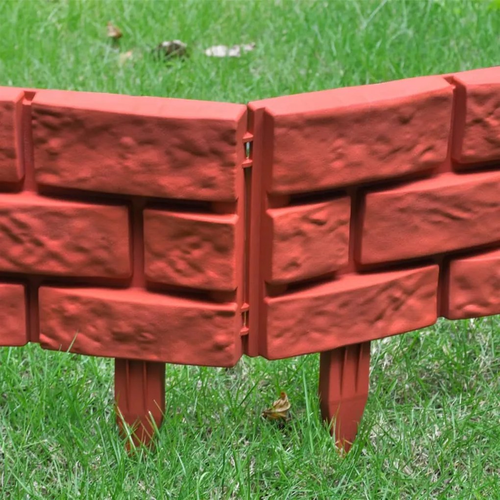 Trávníkový Lem S Imitací Cihel 11 Ks