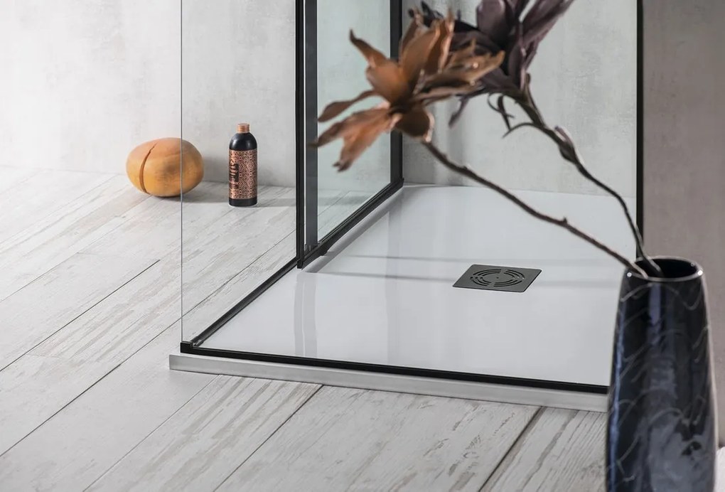 Polysan Polysan, FLEXIA sprchová vanička z litého mramoru s možností úpravy rozměru 120x90x3cm, 72895