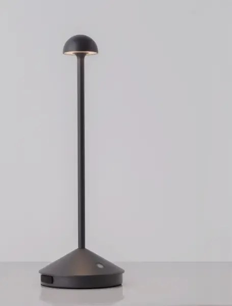 Venkovní stolní lampa Lumo tmavě šedá