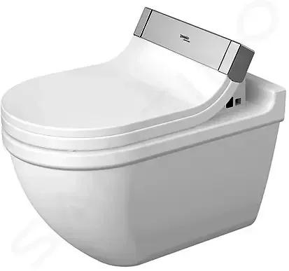 DURAVIT - Starck 3 Závěsné WC pro SensoWash, s WonderGliss, bílá (22265900001)