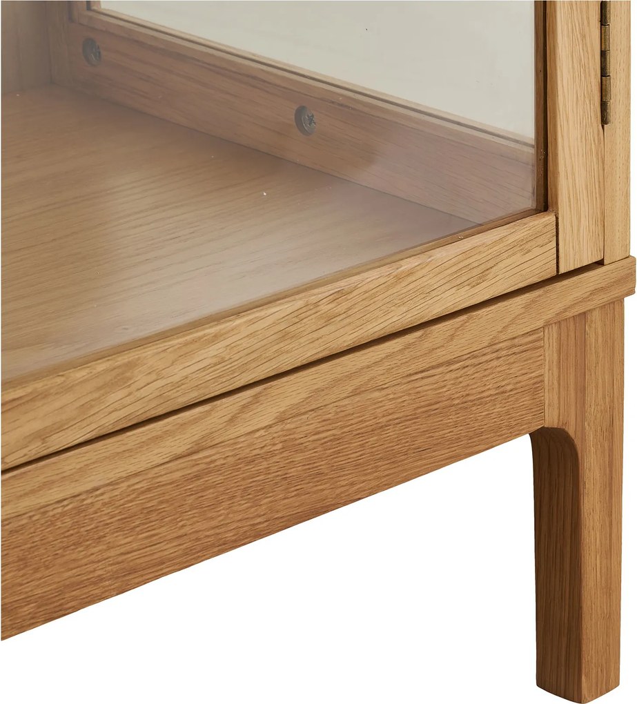 House Nordic Prosklený kabinet ZAMORA 180x47cm dub 3001500