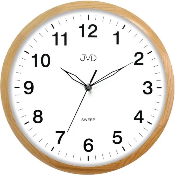 JVD Nástěnné netikající tiché hodiny JVD NS24021.1