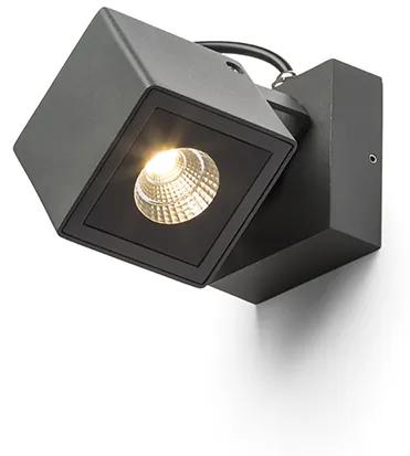 RENDL R12578 BORA LED venkovní světlo, nástěnná směrovaná IP54 antracitová