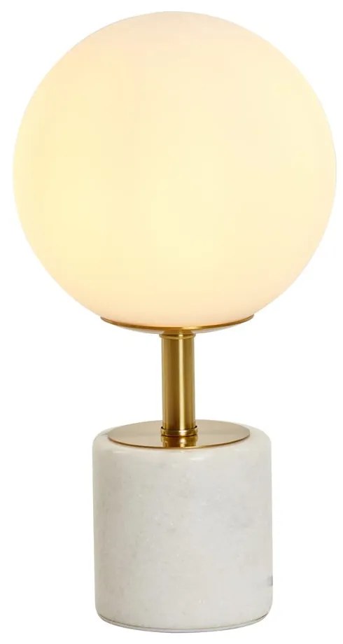 Bílá stolní lampa (výška 35 cm) Medina – Light &amp; Living