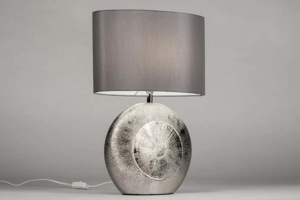 Stolní designová lampa Avrill Grey E