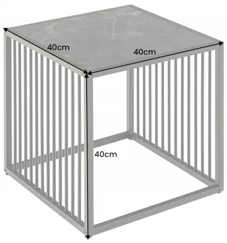 Přírodní odkládací stolek Architecture 40 cm