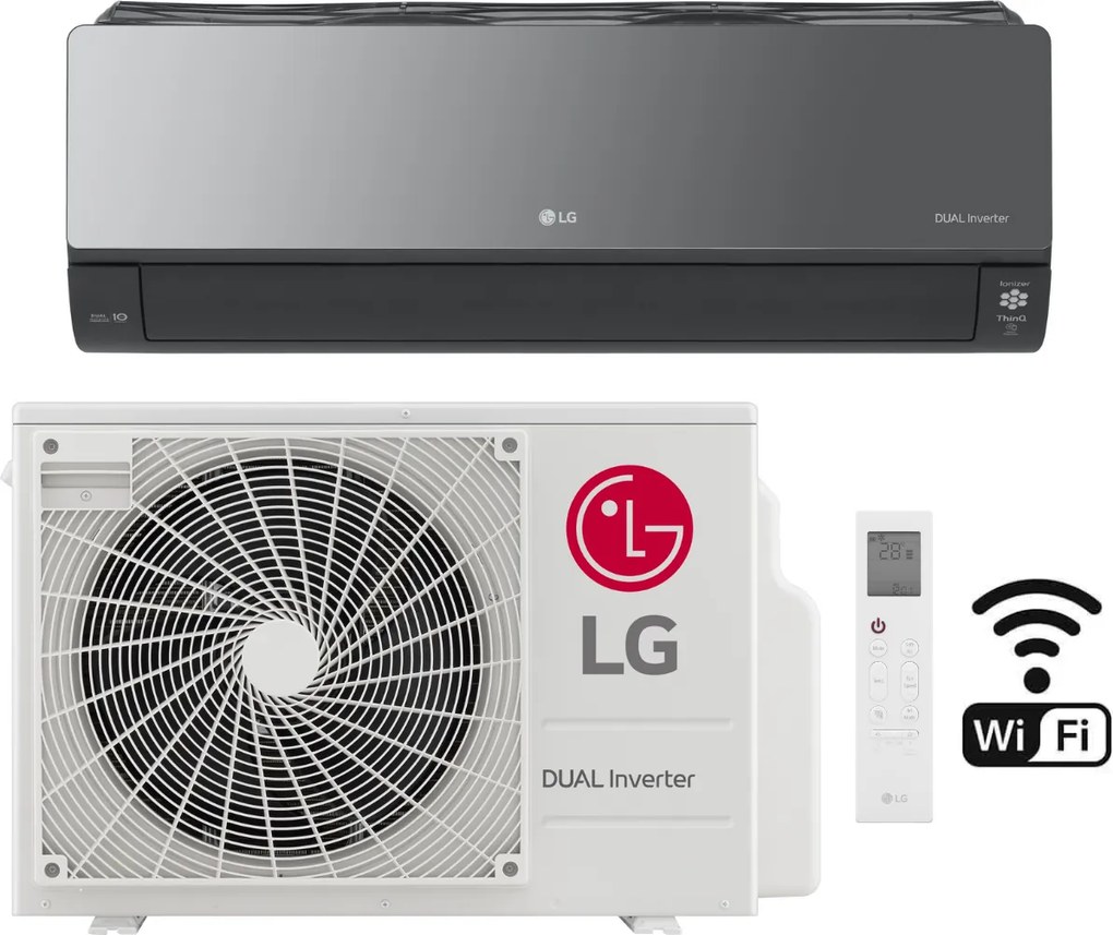Klimatizace LG Artcool Mirror 5,0 kW - sestava 1+1 včetně montáže