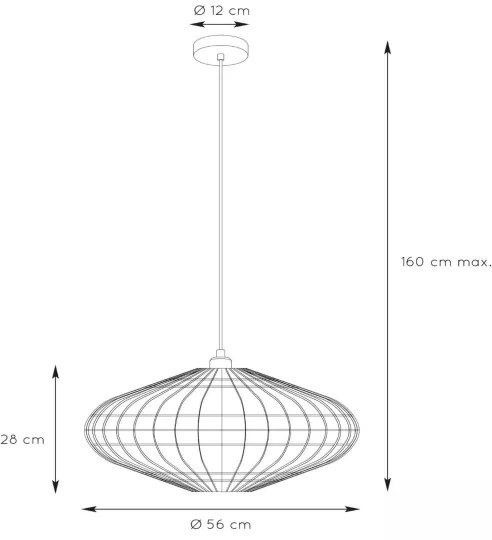 Lucide 03435/56/72 - Lustr na lanku MAGALI 1xE27/40W/230V béžová