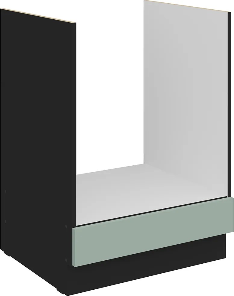 ARIA sc | dolní skříňka 60 D GAZ na vestavnou troubu | 60 cm | černá/aquamarine