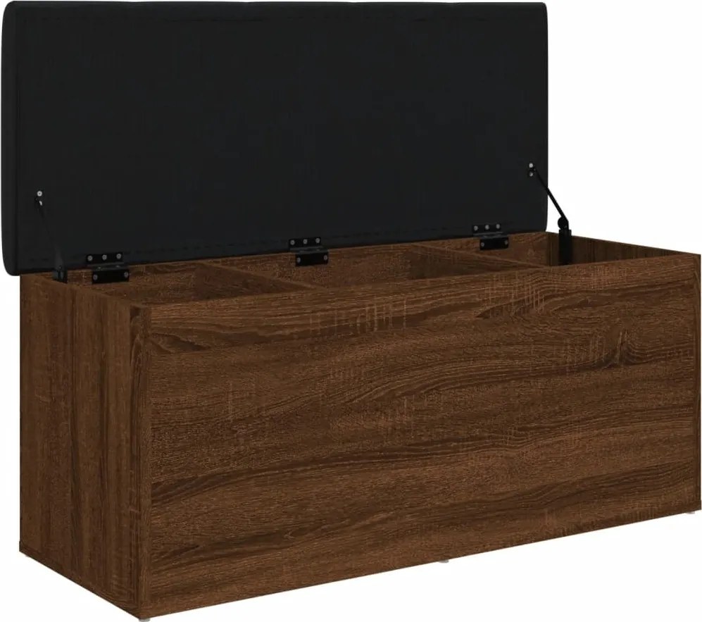 vidaXL Úložná lavice 102 x 42 x 45 cm kompozitní dřevo [835055] Barva: dub sonoma
