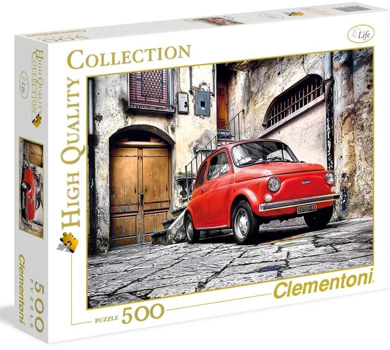 Clementoni - Puzzle 500 FIAT 500