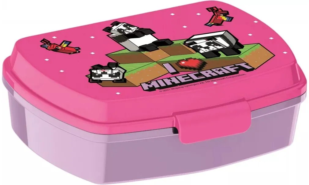 Box na svačinu Minecraft pro holky