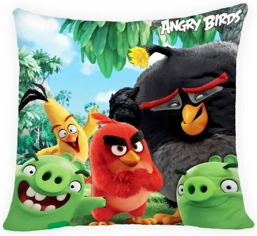 Halantex Polštářek Angry Birds movie, 40 x 40 cm