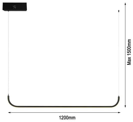 Immax NEO 07225L - LED Stmívatelný lustr na lanku PATTINI LED/26W/230V Tuya+DO