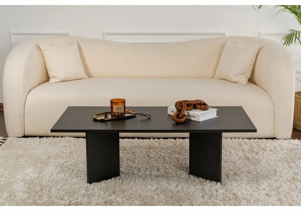 Konferenční stolek Sabin Wood Black