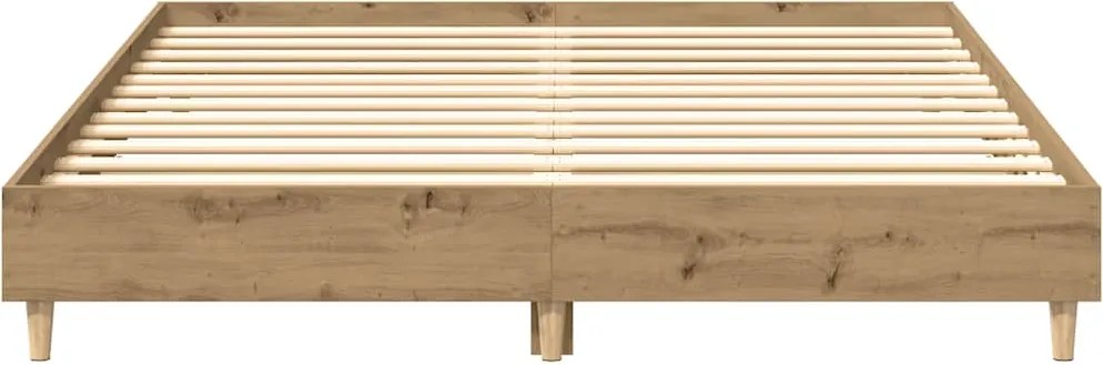 Rám postele bez matrace Artisan Dub 140x200 cm kompozitní dřevo 3328725