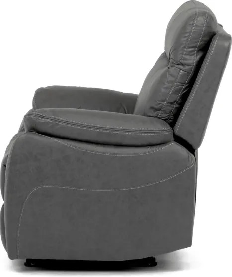 Polohovací křeslo šedé, elektrické TV-4094 GREY3