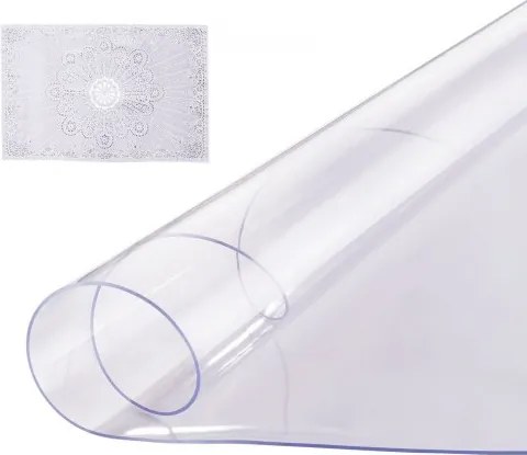 PVC chránič stolu 106,7 cm kulatý čirý plastový o tloušťce 2,0 mm
