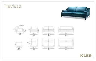 Taburet KLER Traviata TW153